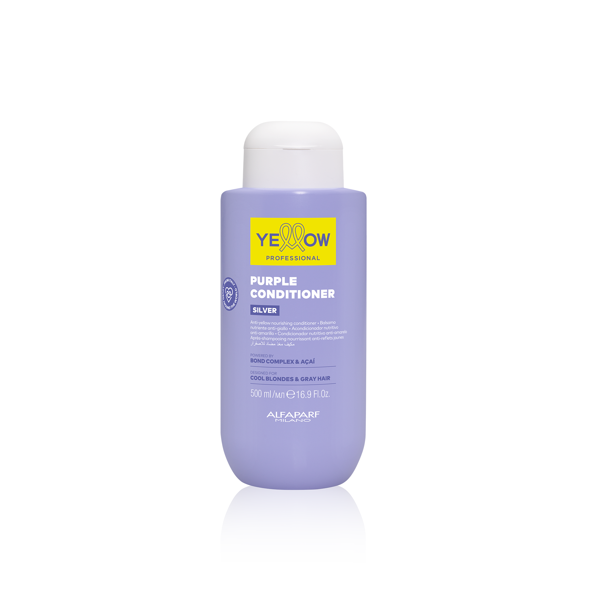 Anti-yellow conditioner for blonde hair: Purple Conditioner | Yellowpro