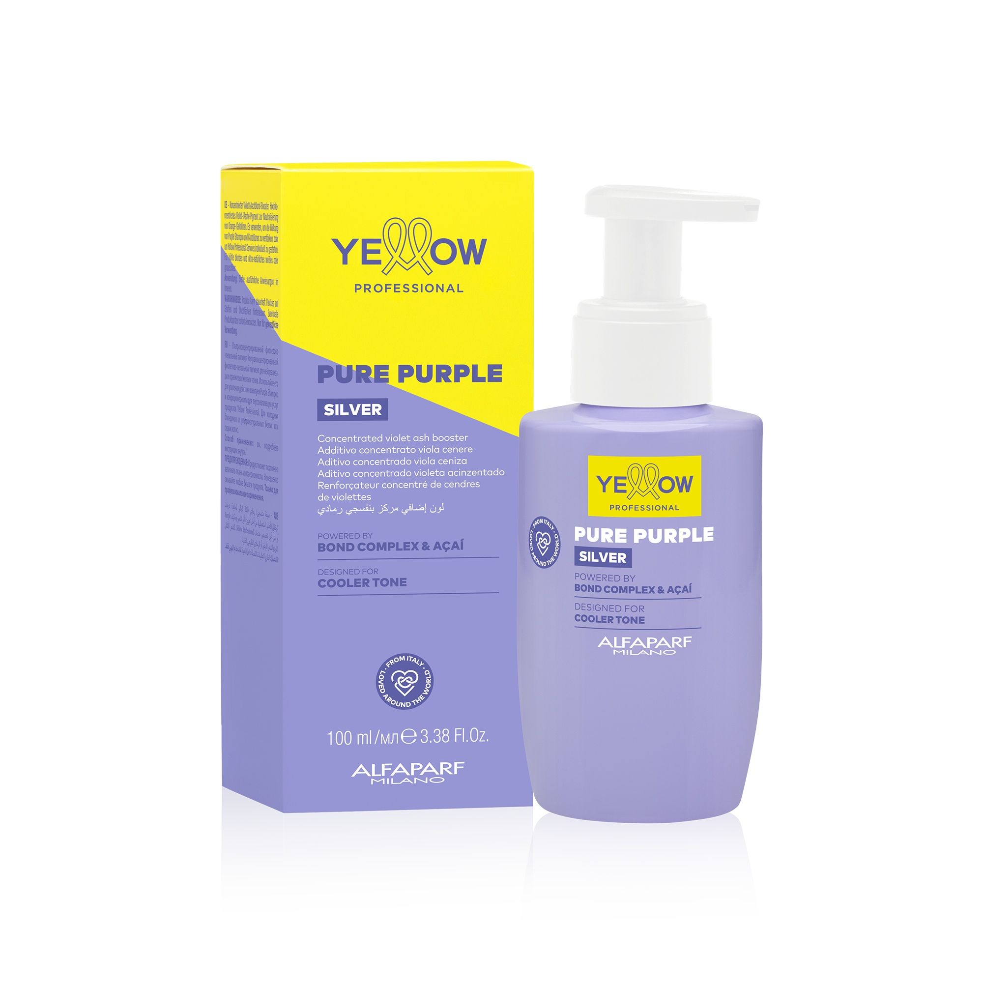 Pigmento púrpura gris: ultra neutralizante para rubios fríos | Yellowpro